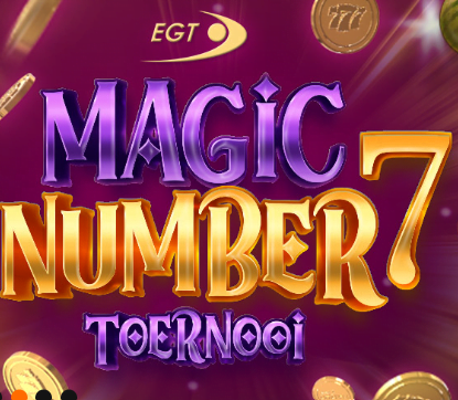 Magic Number 7 toernooi voor Mega Cash en driedubbele Coins